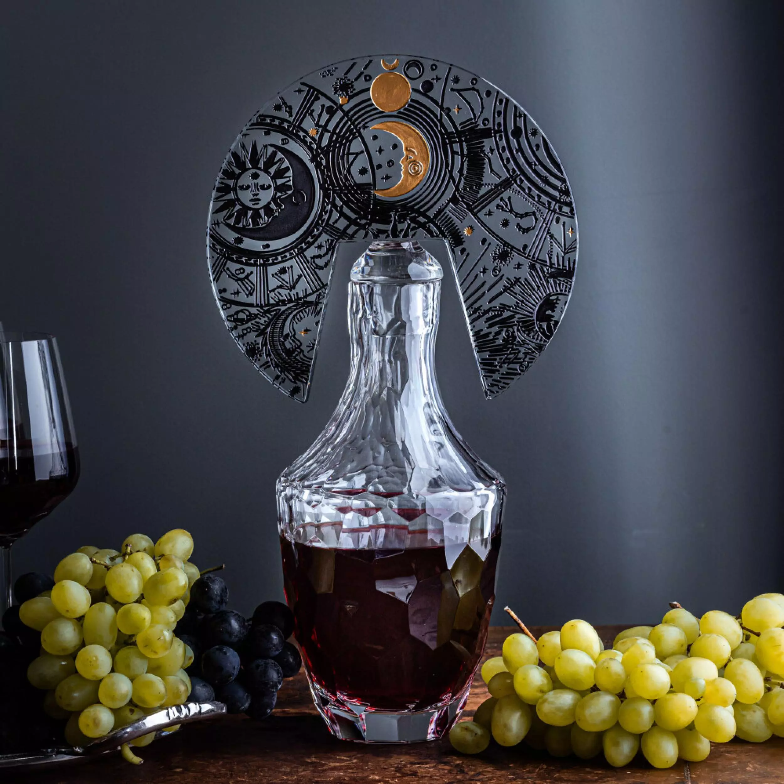 Galassia Cut Crystal Wine Carafe | Leone Di Fiume
